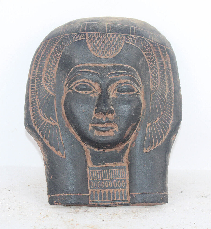 ANCIENT EGYPTIAN MASK QUEEN Tetisheri Pharaonic Stone EGYCOM AU | eBay