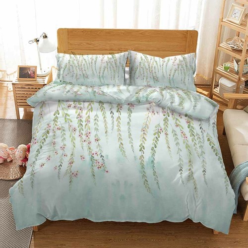 Vitex Negundo Bud 3D Printing Duvet Quilt Doona Covers Pillow Case ...