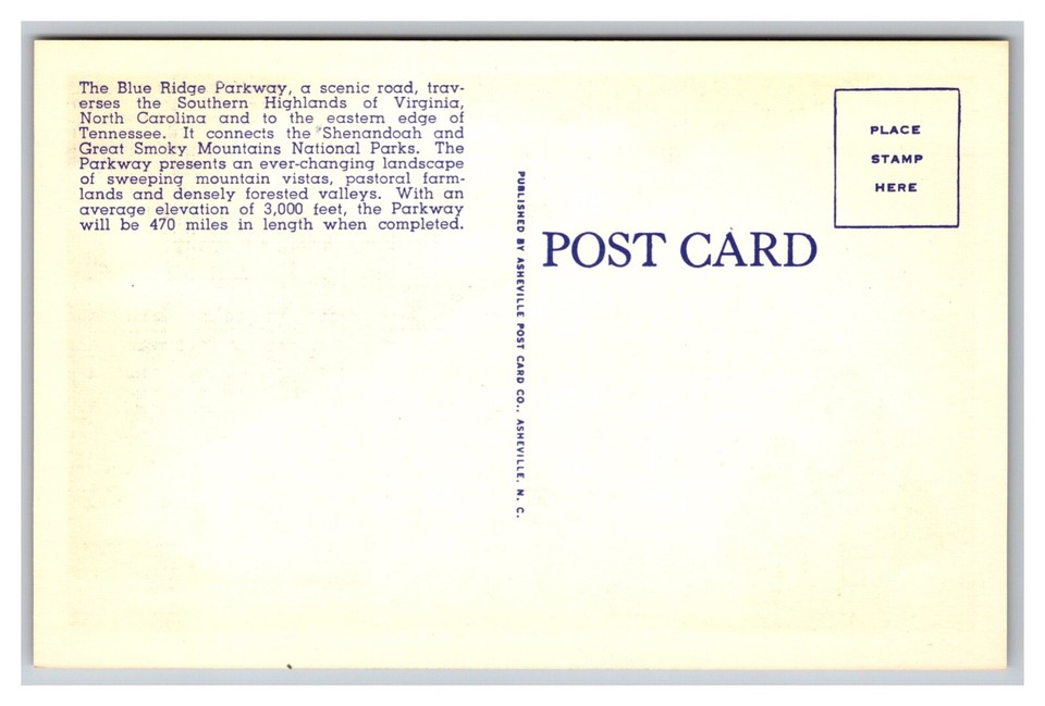 Linville NC Blue Ridge Parkway Bridge Over Linville River Linen ...