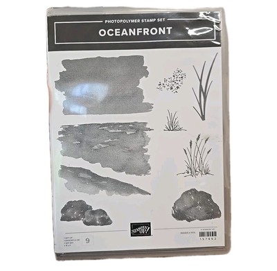 Stampin’ Up! Oceanfront Stamp Set-Water, Grasses, Sand Photopolymer ...