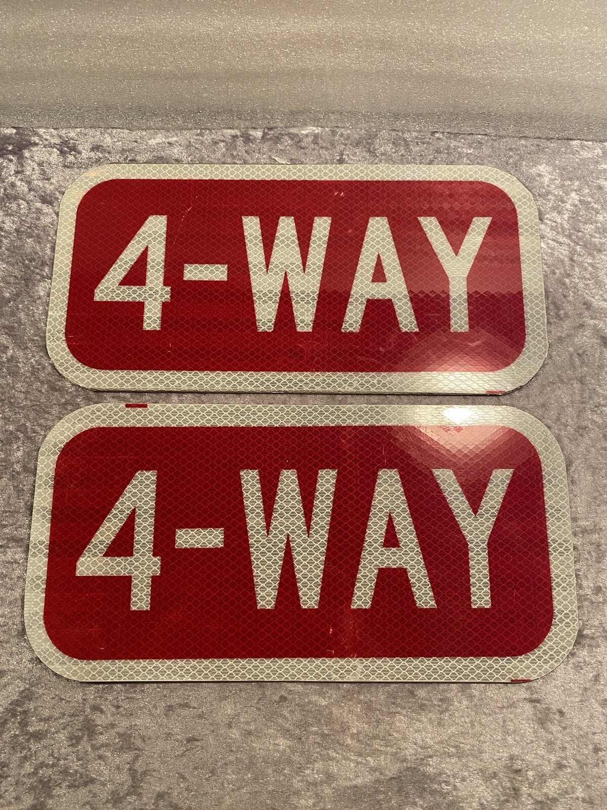 (2) 4-WAY 12x6 Signs, Man-Cave, Bar, Garage, Transportation, etc. | eBay