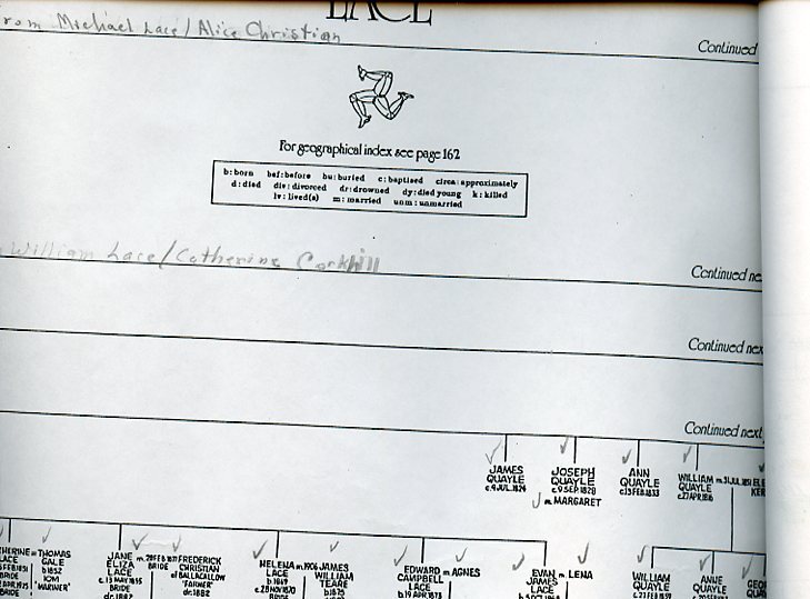 Rolled Genealogy / Pedigree Chart 40" x 15" - LANE Family Genealogy ...