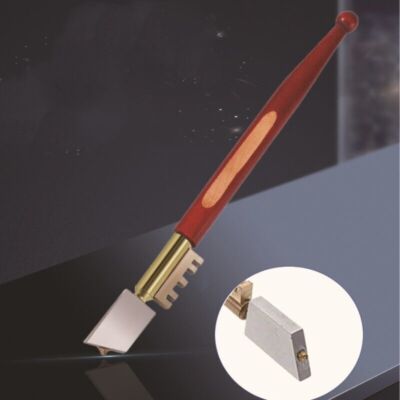 5Pcs Diamond Tip Glass Cutter Oil Feed Glass Cutting Tool Portable Kit ...