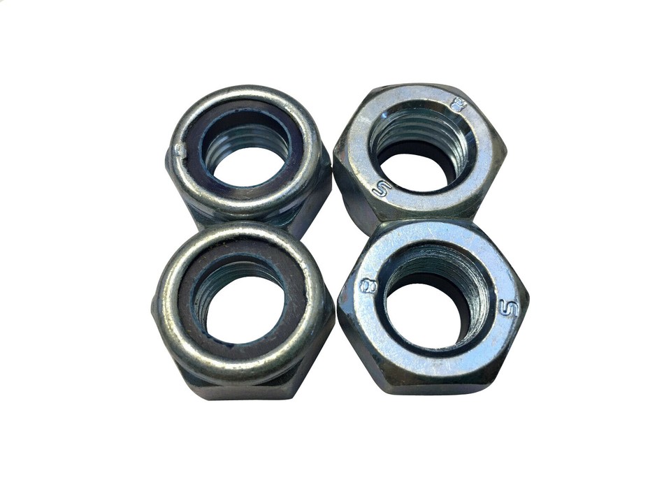 Metric Lock Nuts for Motorcycles Scooters General Hardware (4 pieces ...