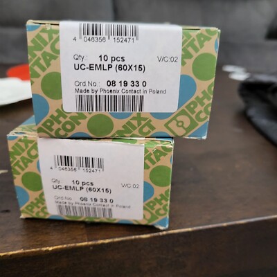 12x Phoenix Contact 0819330 UniCard sheet 4 markers card selfadhesive ...