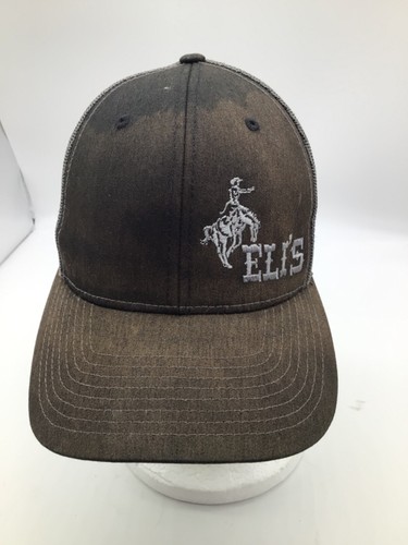 Eli’s Western Wear Brown Snapback Mesh Back Canvas Baseball Cap H5 | eBay