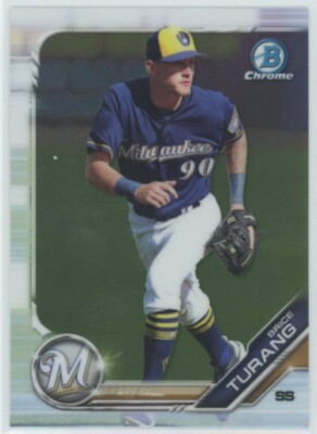 2019 Bowman Chrome Prospects #BCP171 Brice Turang Milwaukee Brewers | eBay