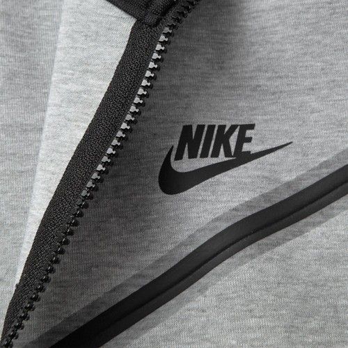 Men Nike Sportswear Tech Fleece Full-Zip Hoodie Size 3XL Gray Black ...