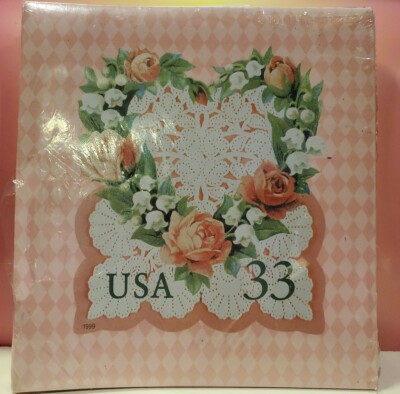 Philatelic Stamp Collection Kit Album LOVE STAMP 33 cents~8 Pages 150 ...