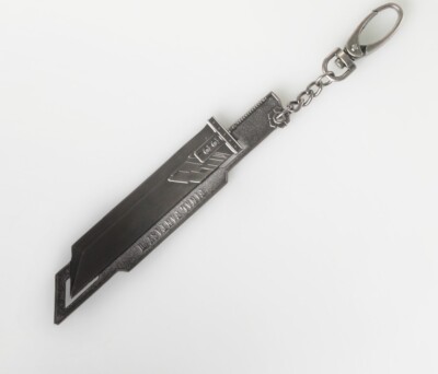 Final Fantasy VII Rebirth Remake Cloud Strife Buster Sword Keychain ...