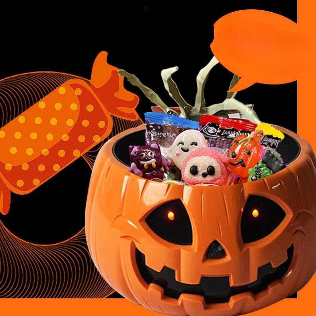 Animated Halloween Candy Bowl Buy Halloween Animated Candy Bowl,