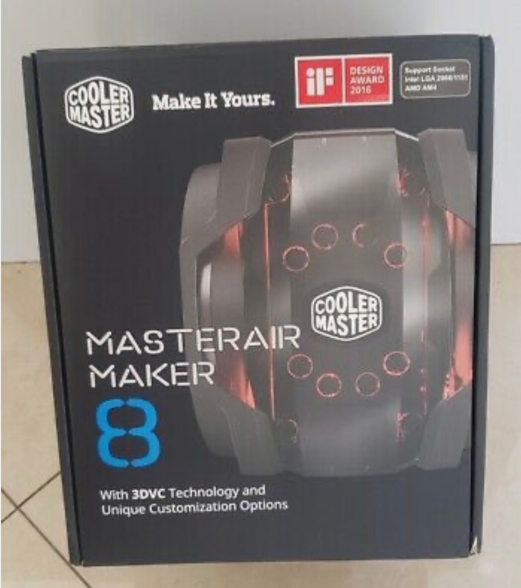 Cooler Master Masterair Maker 8 Cpu Cooling Fan For Sale Cooling