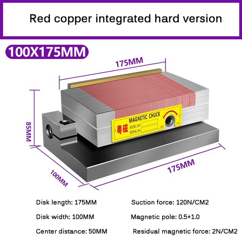 Sinusoidal Permanent Magnet Chuck Powerful Integrated Detailed Disk ...