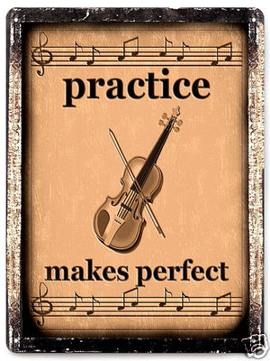 VIOLIN SIGN practice music VINTAGE style gift MUSIC STUDIO wall decor ...