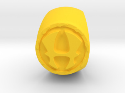 "THE MIGHTY HERCULES" 1960's REPLICA RING - Yellow Plastic - See ...