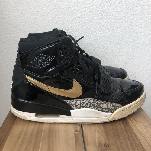 Nike Air Jordan Legacy 312 Mid Black Gold Sneakers Men’s Shoes Size 11 ...