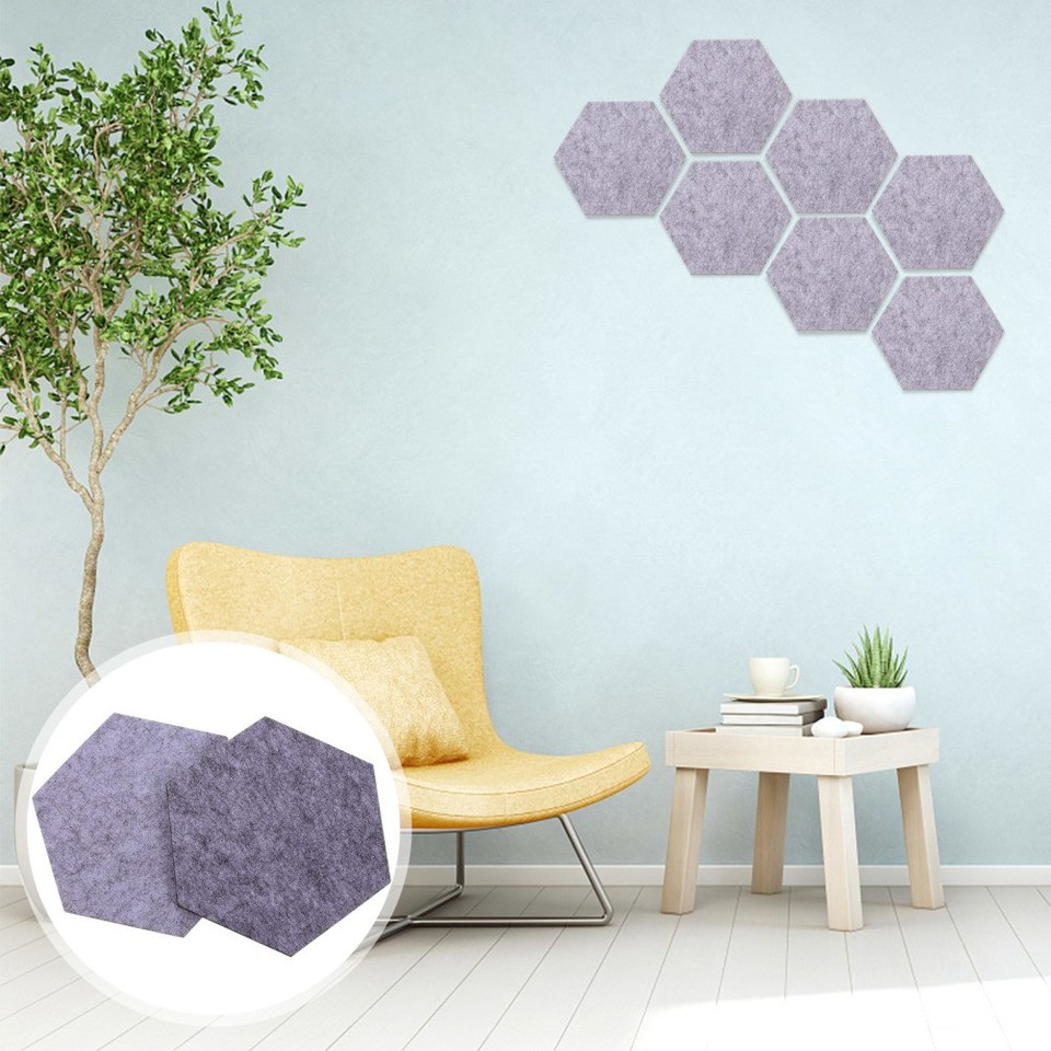 12 Pcs Small Bulletin Board for Wall Felt Photo Sticker Backdrop Panel ...