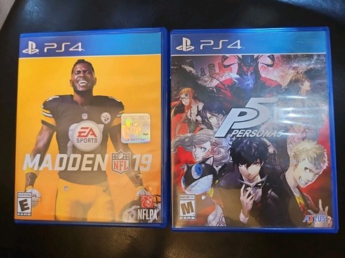 2 Game Lot: Persona 5 / Madden 19 (PlayStation 4) | eBay