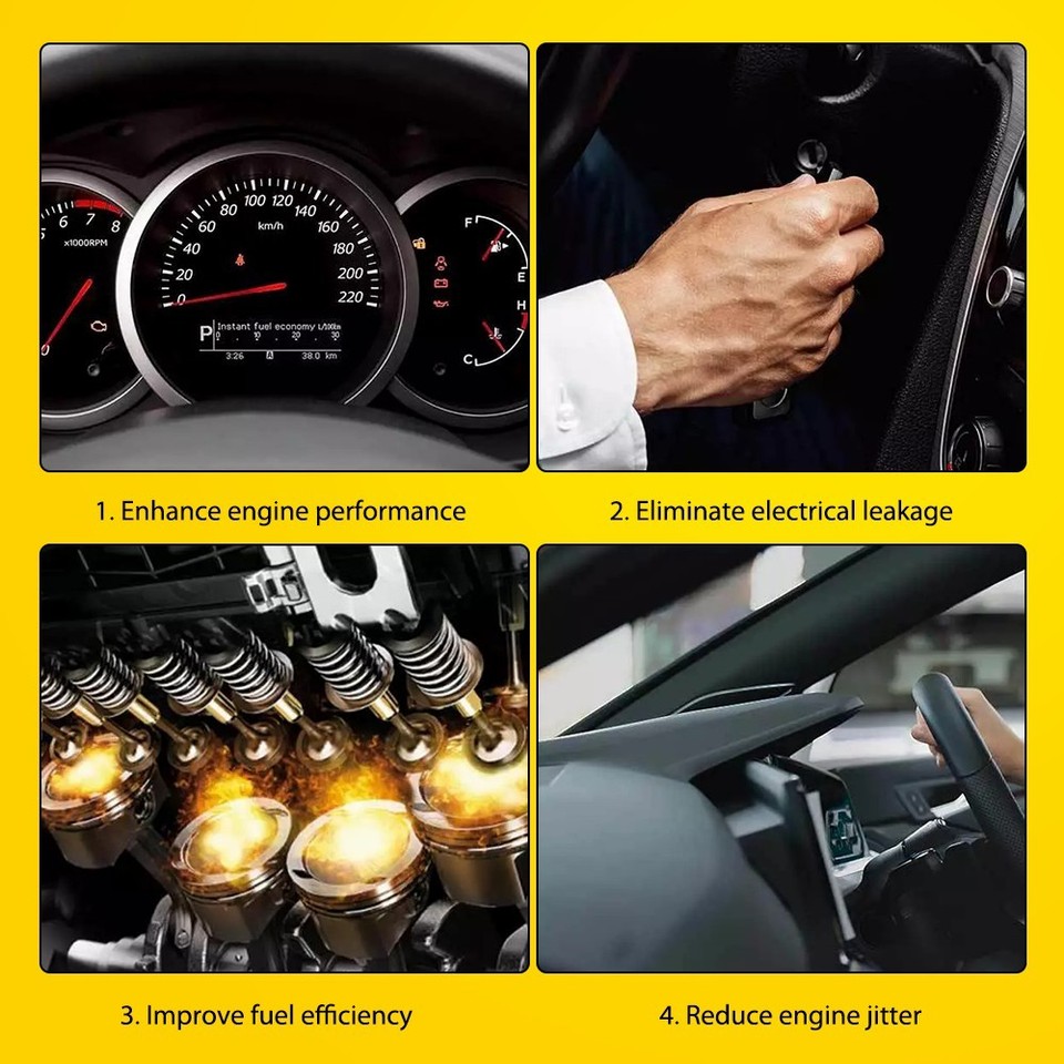 5Pcs Red 10.5Mm Spark Plug Wire Set For Honda Accord 1998-2002 2.3L Dx ...