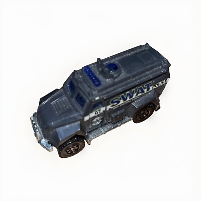 2011 Mattel Matchbox Police SWAT S.W.A.T.Truck Black Diecast 1:58 ...