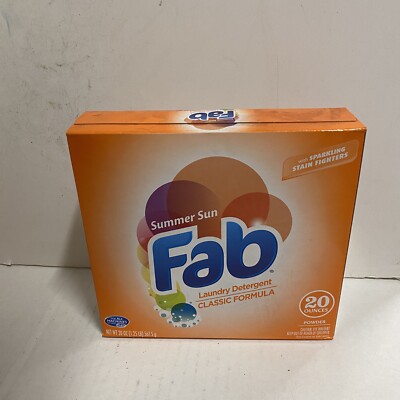 Fab Summer Sun Laundry Powder | eBay