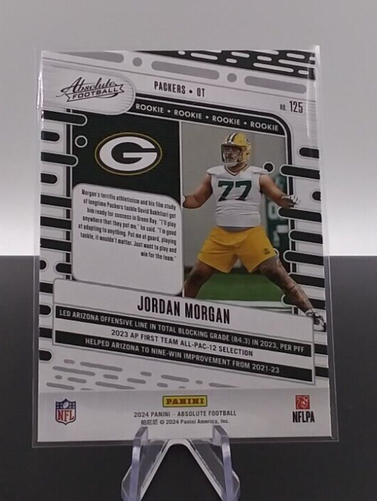 2024 Absolute JORDAN MORGAN Rookie Card 125 Green Bay Packers RC | eBay
