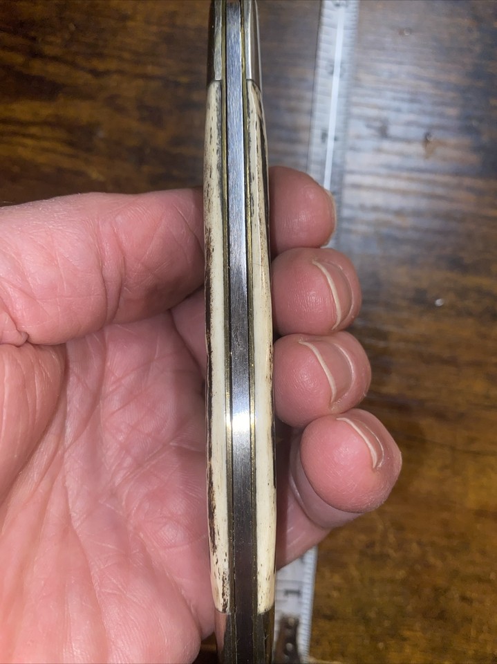 1940-64 CASE XX VINTAGE 5165SAB Winterbottom Bone Folding HUNTER KNIFE ...
