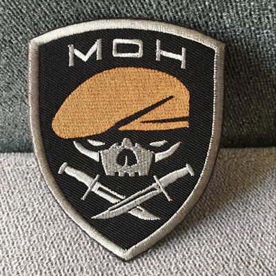 Medal of Honor MOH Special Forces Skull Ranger 75th Hook Loop Patch ...