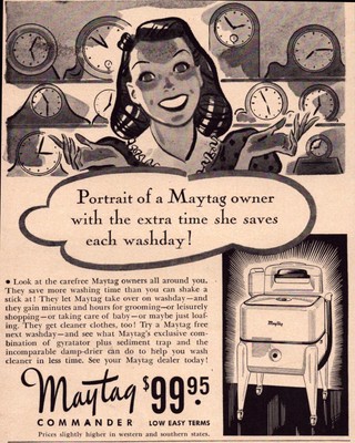 A8 Maytag Commander Washing Machine Vintage Advertising Print Ad | eBay