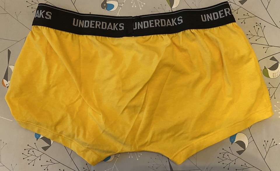 Holeproof Mens Underdaks Hunks Trunk Boxer Brief Underwear - Yellow ...