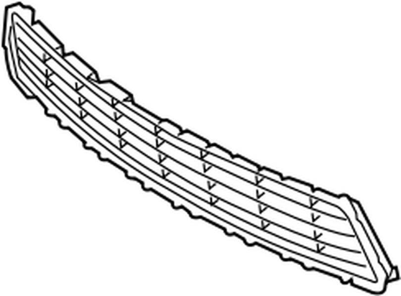 53112-52370 Toyota Grille, radiator, lower no.1 5311252370, New Genuine ...