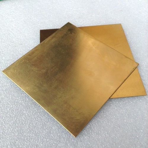 BRASS Sheet Plate 100mm x 100mm, 0.5mm to 2mm thick Thin Solid Sheet ...