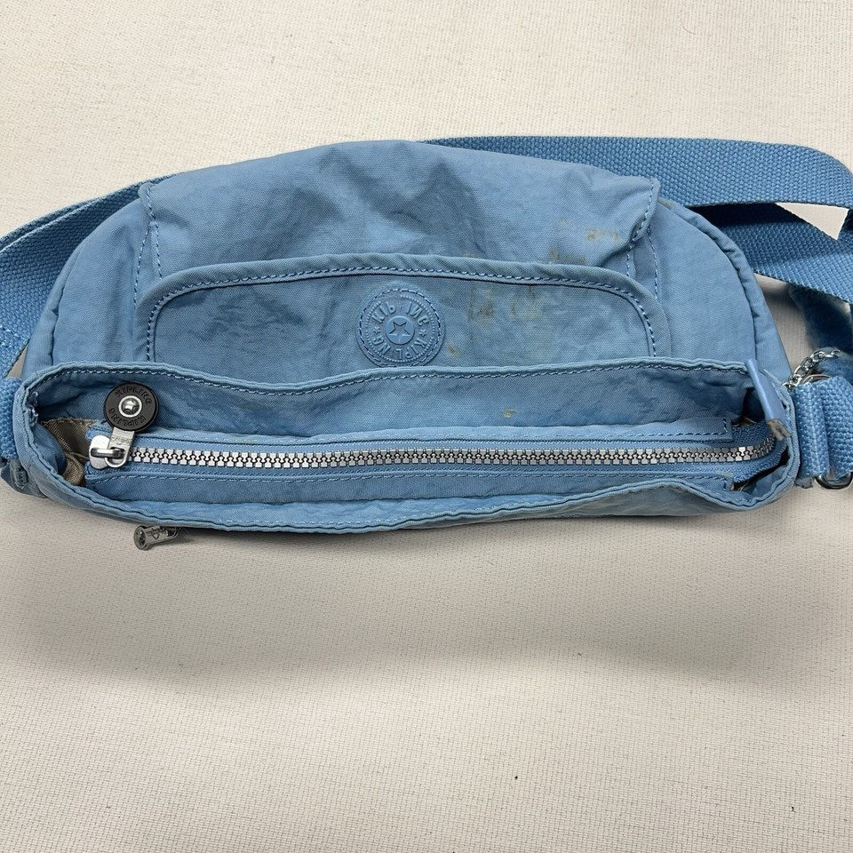 Kipling Syro Bag Blue Purse Crossbody Shoulder Zip Pocket Monkey ...