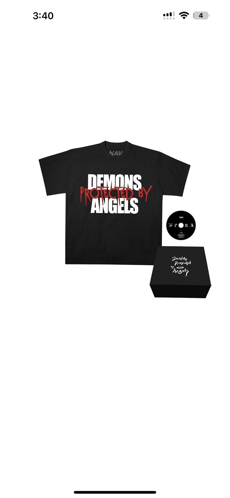 Nav VLONE X NAV Demons Protected By Angles BOX SET - Gem