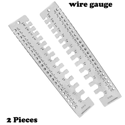 2 Wire Gauge Thickness Measuring Wire/Sheet Metal Gage Measurement ...
