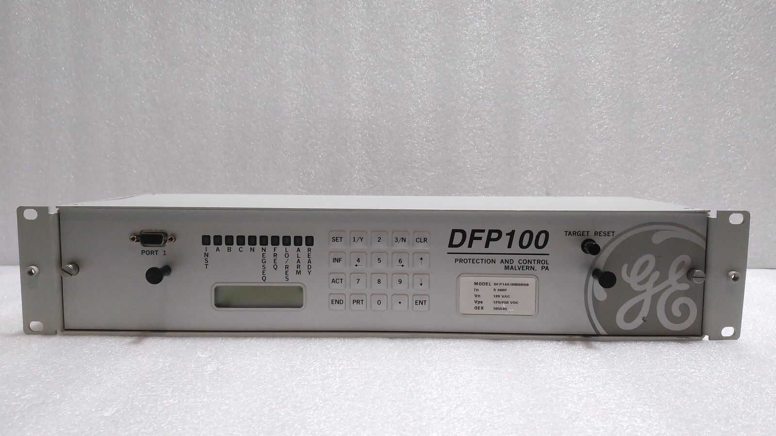 [Used] GE / DFP100 / PROTECTION AND CONTROL MALVERN, PA, DFP14A1M000GB ...