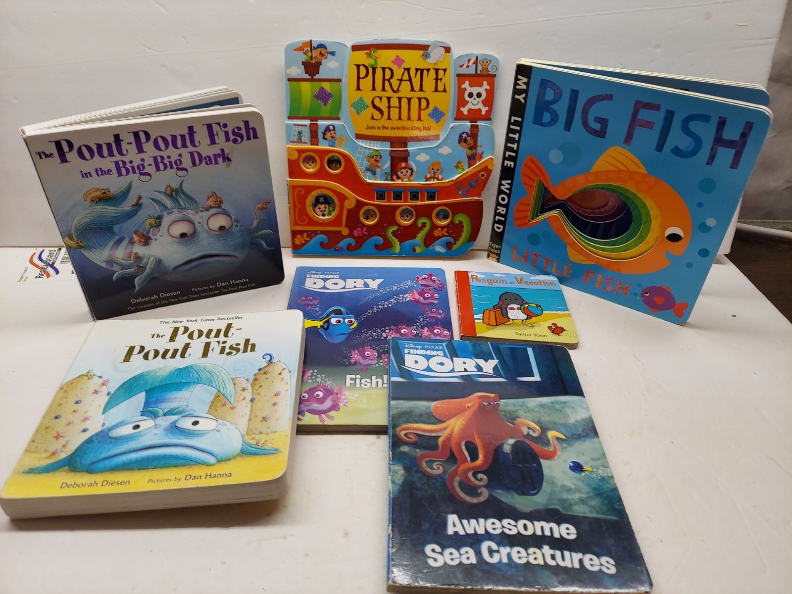 Children's Books: Fish and Vacation Summer Fun, Set of 7 | eBay