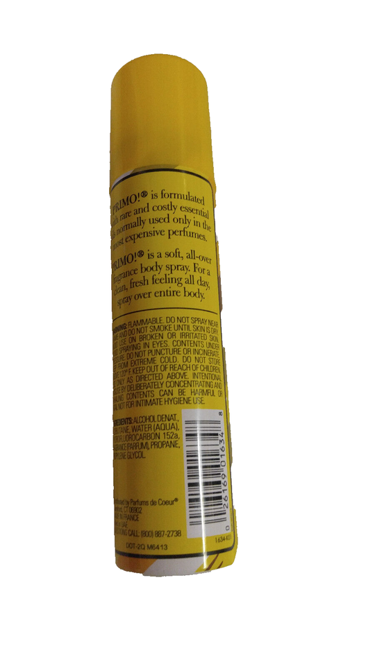 Lot of 3 Designer Imposters PRIMO Women Parfums De Coeur Body Spray .5 ...