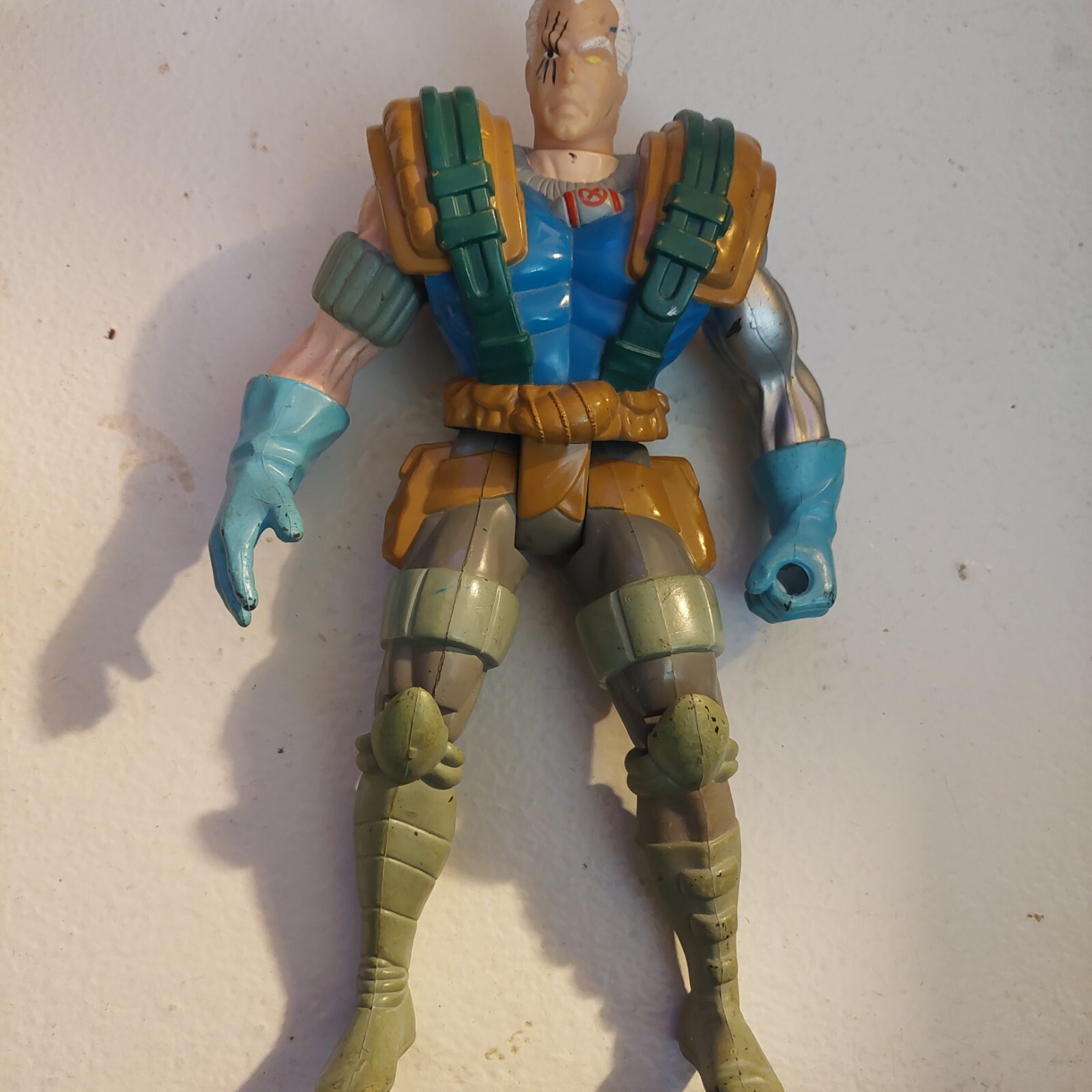X-Men Cable Action Figure 10" Deluxe Edition ToyBiz 1994 Marvel X-Force ...