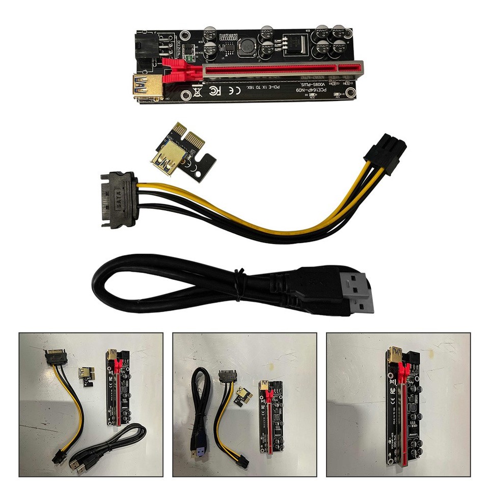 Gpu Riser Adapter Card Pci Express Extender Computer Accessories | eBay ...
