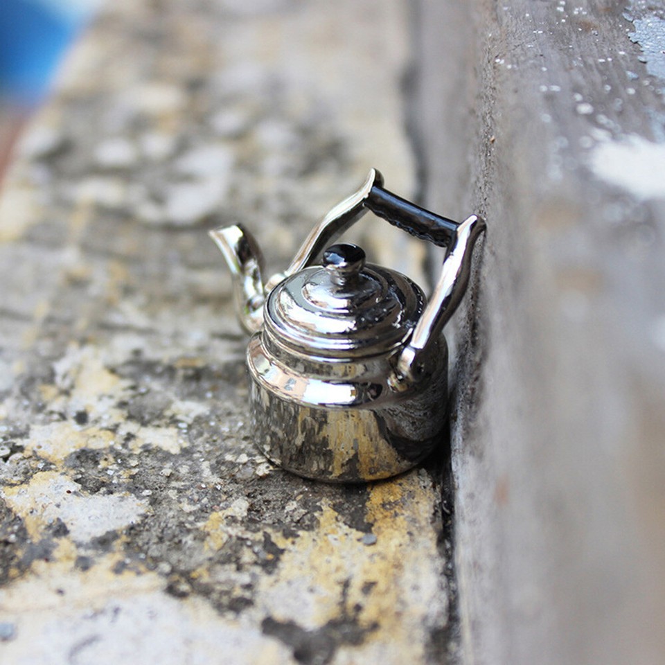 1:12 Dollhouse Miniature Mini Kettle Model Doll's House Kitchen Decor ...