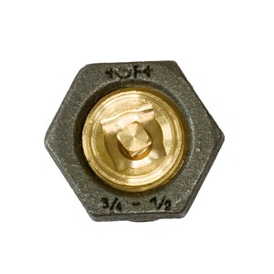 Cast Iron Radiator - 3/4" Reducing Bush with Bleed Valve Screw / Vent 1 ...