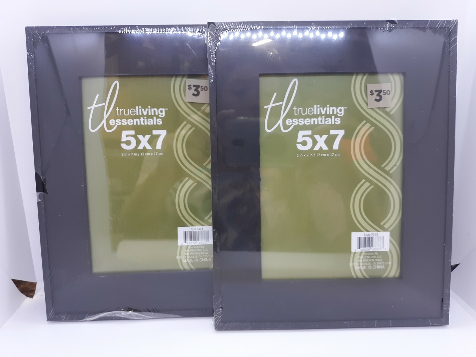 NEW 2 True Living Essentials 5x7 Photo Frames ~ Style F313 Black | eBay