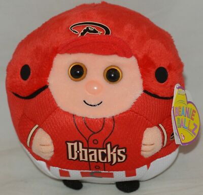 Ty Beanie Ballz MLB Arizona Diamondbacks Baseball player 5" 13cm Rare ...