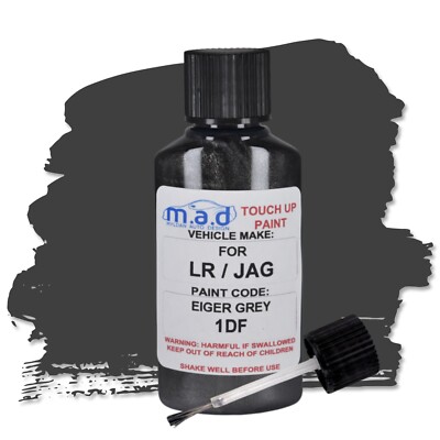 TOUCH UP KIT FORLAND ROVER RANGE ROVER EIGER GREY 1DF PAINT 30ML SPORT ...