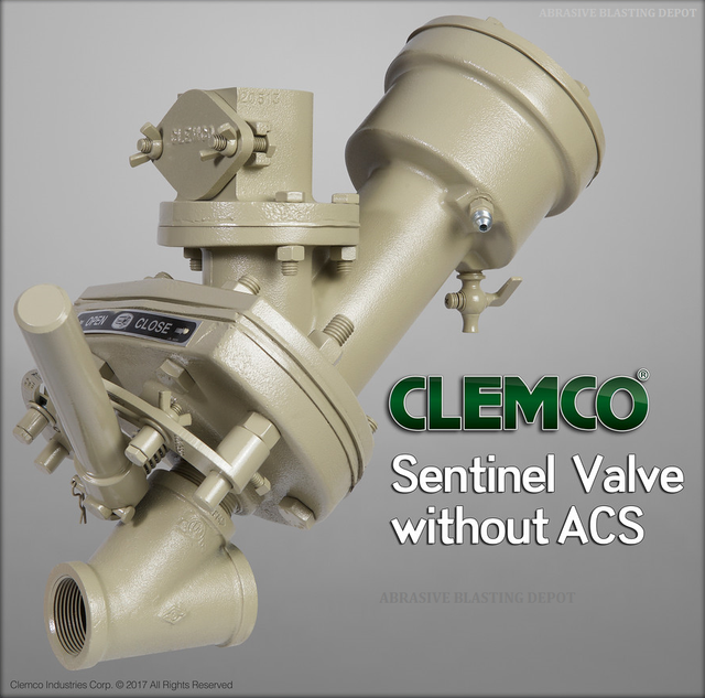 Clemco Sentinel Valve Without ACS # 20608 ( for Abrasives Coarser Than ...
