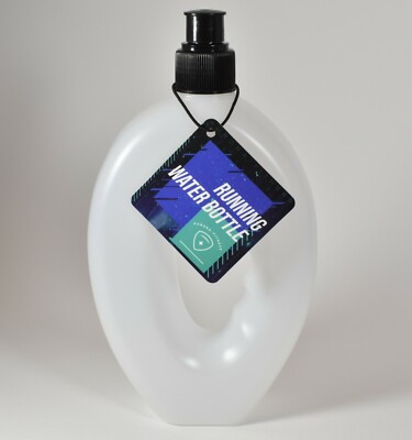 Running Water Bottle 500ml Handheld Drink Push-Pull Spout BPA Free Jog ...