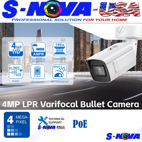 4MP ANPR IP Camera LPR License Plate Recognition HK iDS-2CD7A46G0/P ...