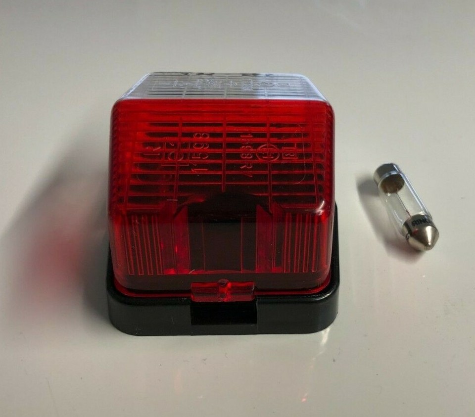 Jokon Side Top Marker Light Red + Clear Lamp Caravan Motorhome ...