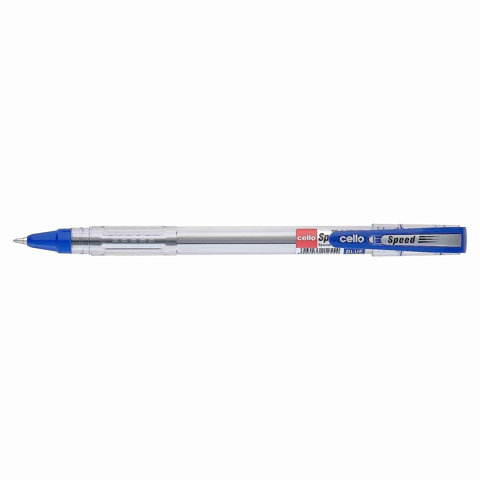 10x Cello Speed Ball Pen BLUE 0.7mm For EXTRA Smooth writing | eBay